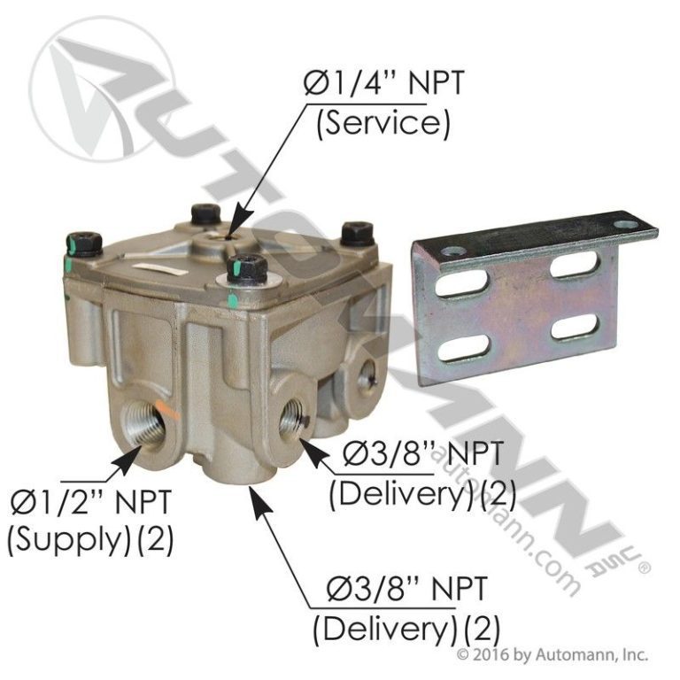 065206 Bendix Type R12V Relay Brake Valve - Dsuban Spring