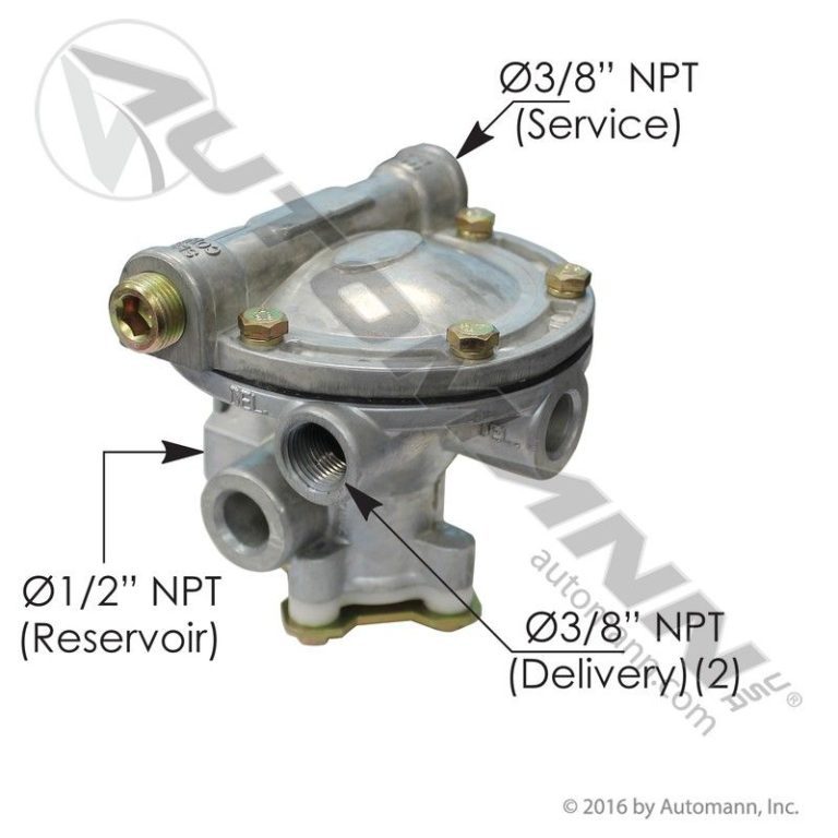 110197 Sealco Type Service Relay Brake Valve - Dsuban Spring