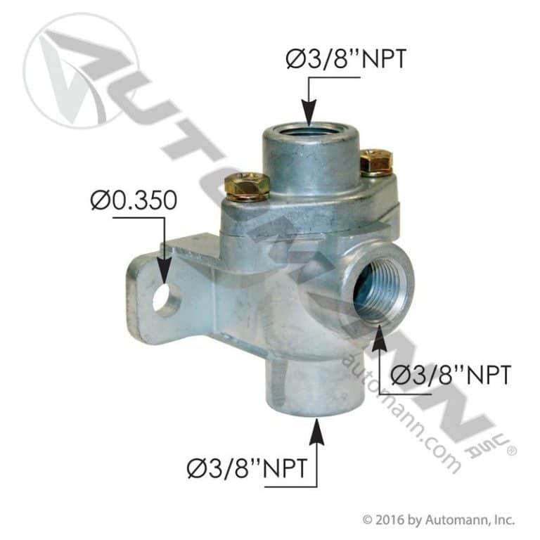 278614 Bendix Type DC4 Double Check Valve - Dsuban Spring