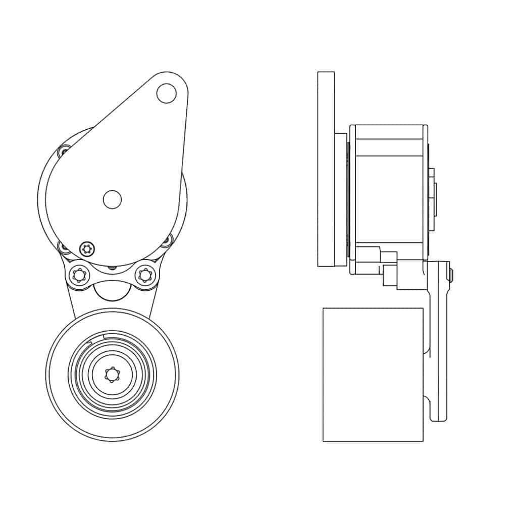689417 PolyForce Belt Tensioner - Dsuban Spring