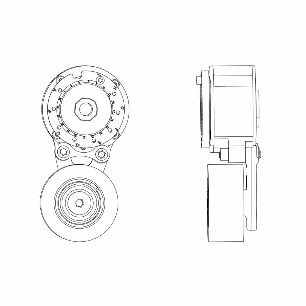 689419 PolyForce Belt Tensioner - Dsuban Spring