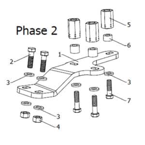 7825 OnSpot Tall Extension Adapter Nut 7/8in SAE